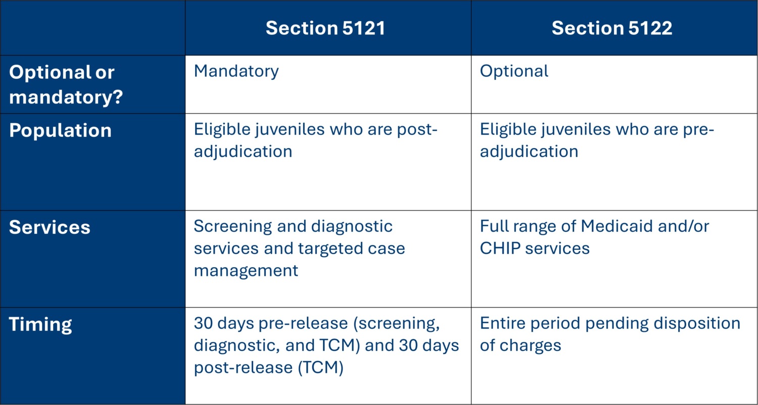 CMS releases guidance on new required services for incarcerated young ...