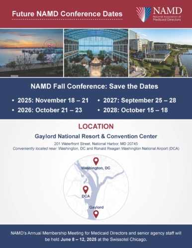 NAMD 2025 Fall Conference - National Association of Medicaid Directors